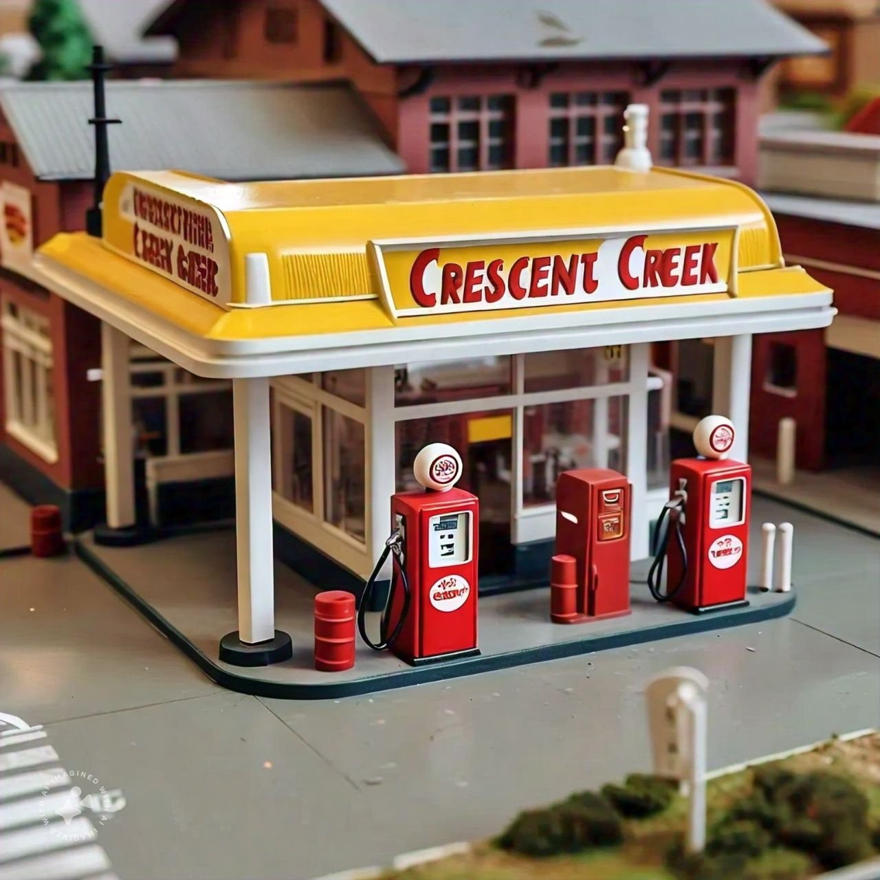 Elevate Your Model Railroad Layout with the HO Scale Crescent Creek Gas ...